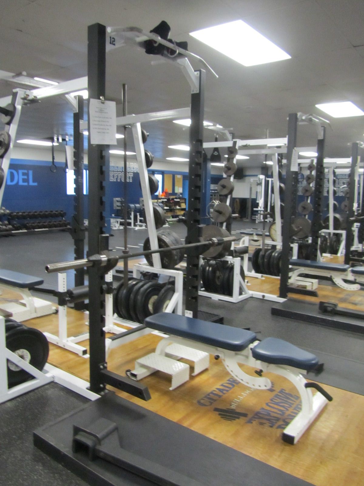 Locations Hub - The Citadel - Weight Training Room in Seignious Hall