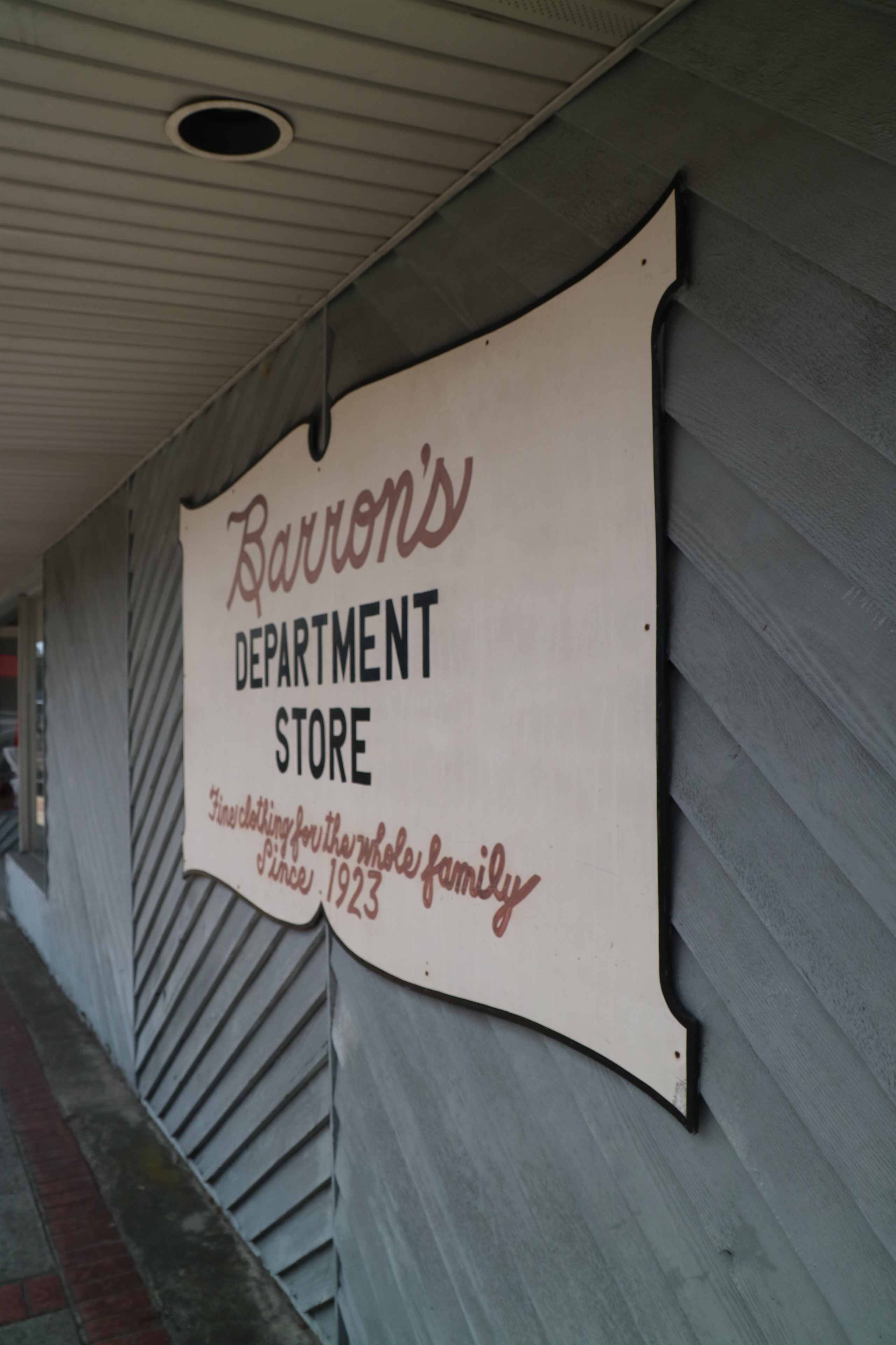 Locations Hub - Barron's Department Store